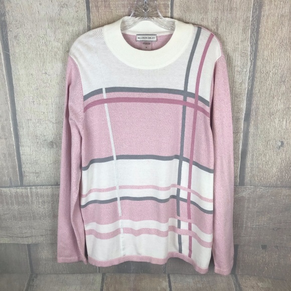 Allison Daley | Sweaters | Allison Daley Rose Grey Solstice Sweater Top ...